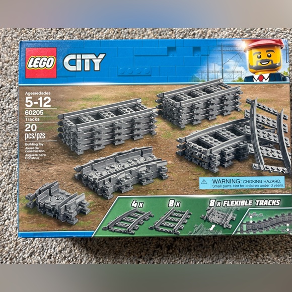 Lego | Toys | Lego City 6205 Tracks Retired Train Track Expansion Set ...